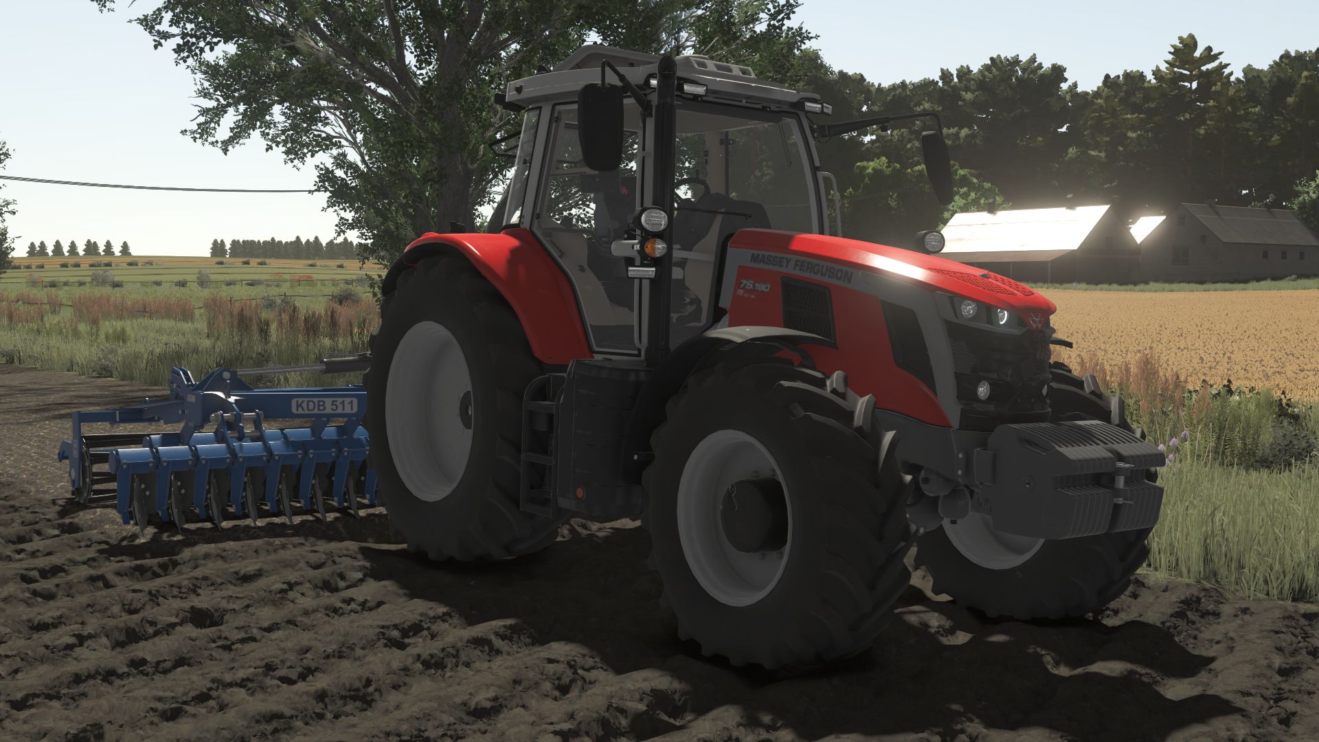 FS25 Massey Ferguson 7S v1.0 - FS 25 Tractors Mod Download