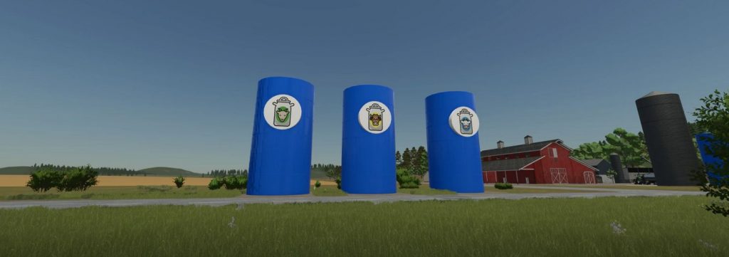 FS25 Milk Silo v1.0 - FS 25 Objects Mod Download