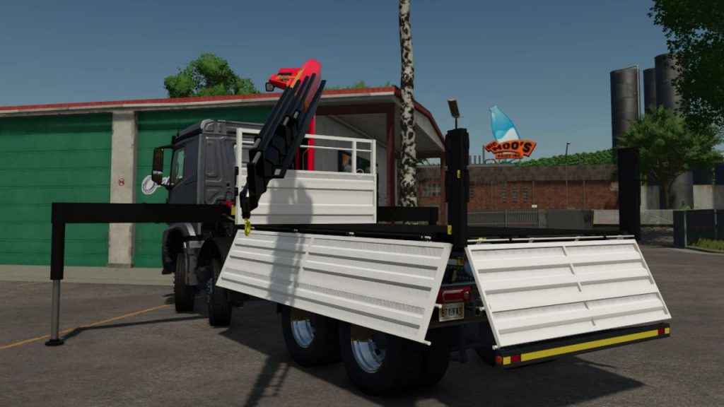 FS25 Multilift platform with Palfinger crane v1.0 - FS 25 Implements ...