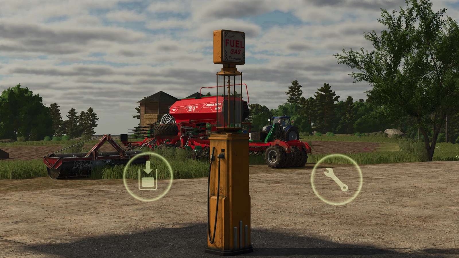 FS25 Old Gas Pump v1.0 - FS 25 Objects Mod Download