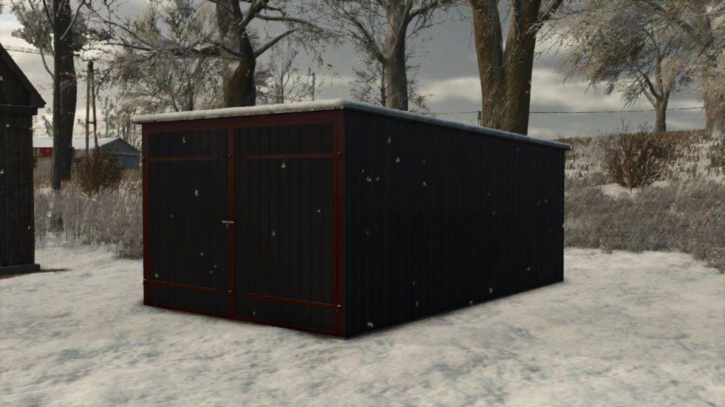 FS25 Pack Of Tin Car Garages v1.0.1.0 - FS 25 Buildings Mod Download