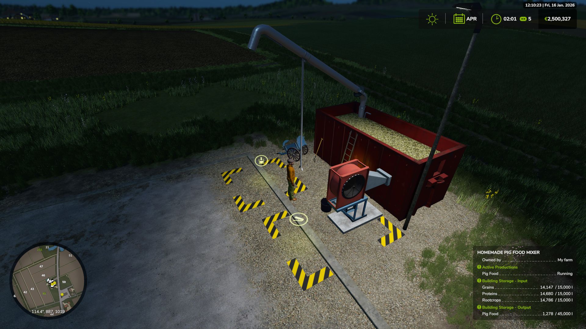 FS25 Pig Food Production v1 (2) - Farming simulator 19 / 17 / 15 Mod