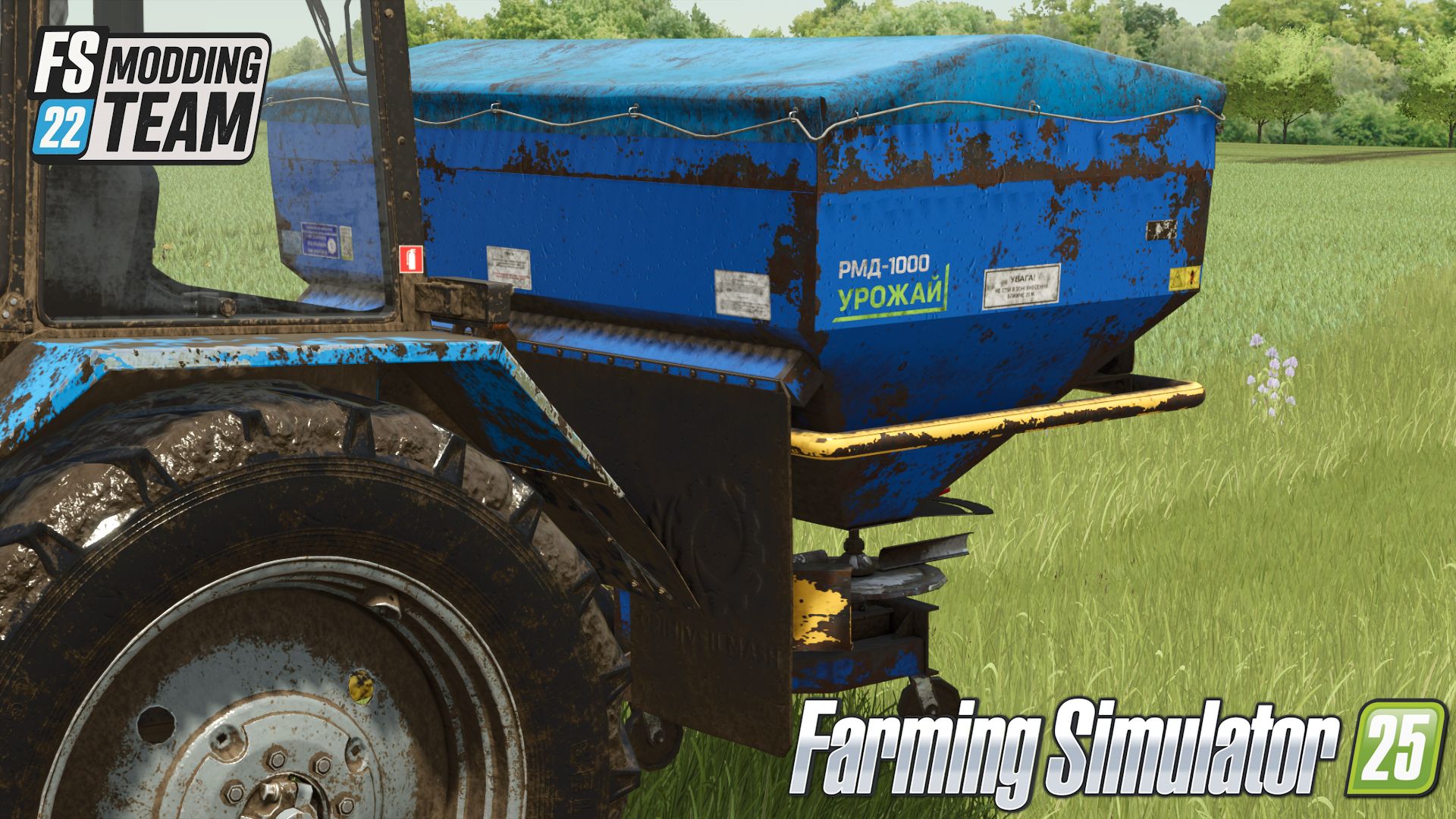 FS25 RMD-1000 Orikhovsilmash v1.0 - FS 25 Implements & Tools Mod Download