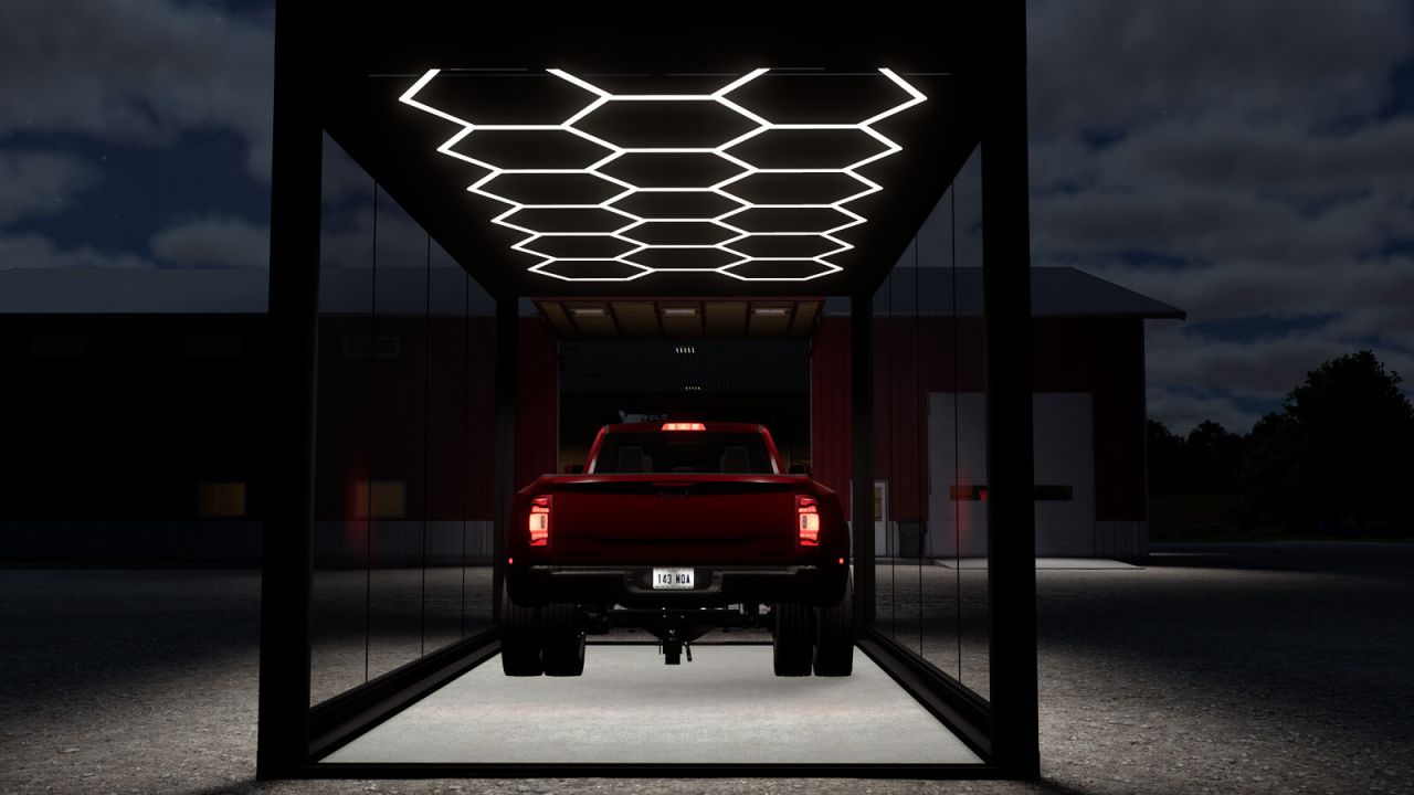 FS25 Showroom Container v1.0 - FS 25 Buildings Mod Download