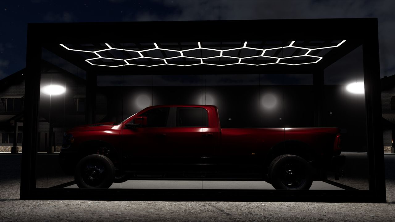 FS25 Showroom Container v1.0 - FS 25 Buildings Mod Download