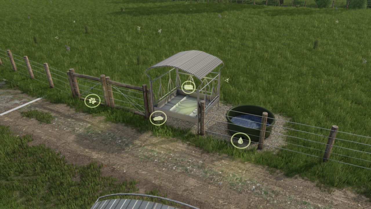 FS25 Simple Cow Pasture v1.0 - FS 25 Buildings Mod Download