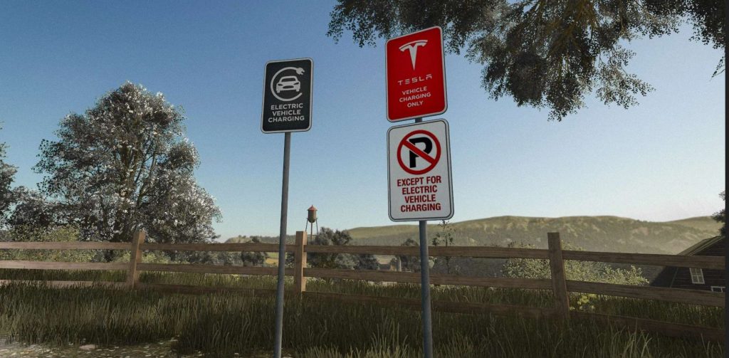 FS25 Tesla SuperCharger V1 (3) - Farming simulator 19 / 17 / 15 Mod