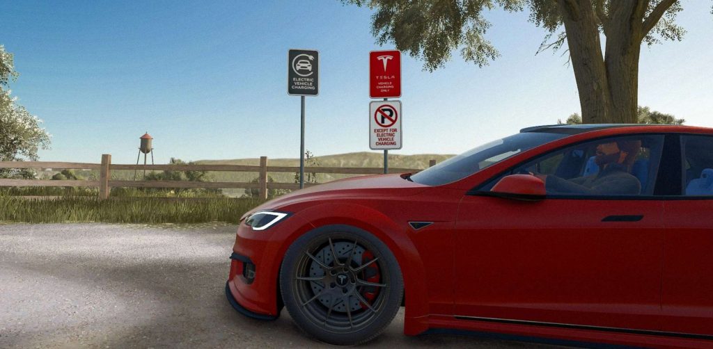 FS25 Tesla SuperCharger V1 (6) - Farming simulator 19 / 17 / 15 Mod