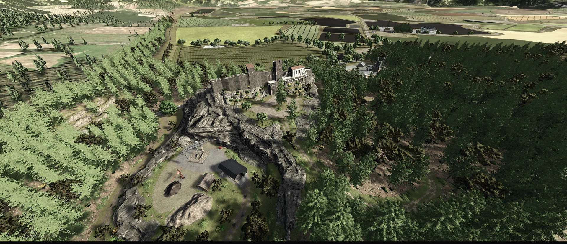 FS25 Thüringen 4Fach Map v2 (1) - Farming simulator 19 / 17 / 15 Mod