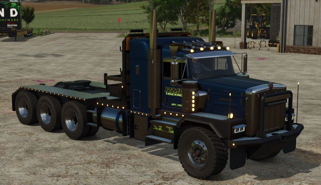 FS25 C500 Oilfield Winch Truck V1.0.0.1 - FS 25 Trucks Mod Download
