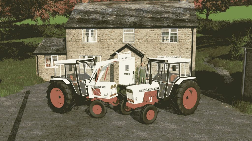 FS25 David Brown 996 V1.1 - FS 25 Tractors Mod Download