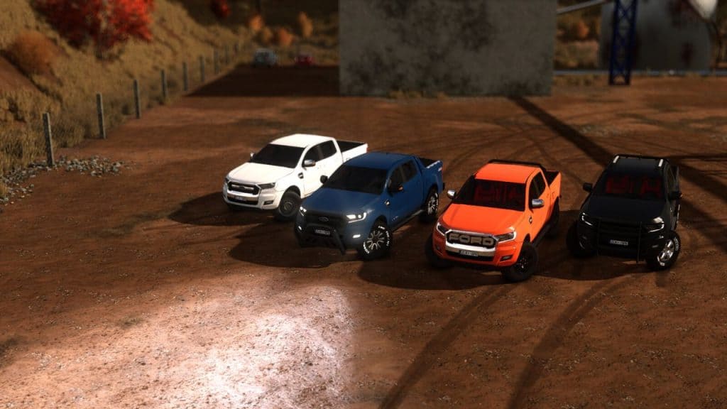 FS25 Ford Ranger 2017 v1.0 - FS 25 Cars Mod Download