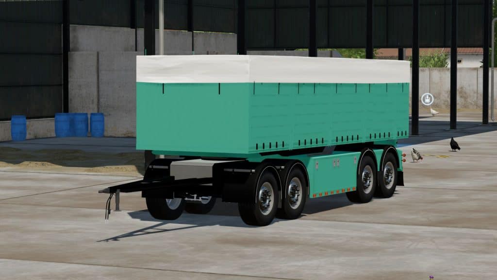 FS25 Lundby Flyer Trailer v1.0 - FS 25 Trailers Mod Download