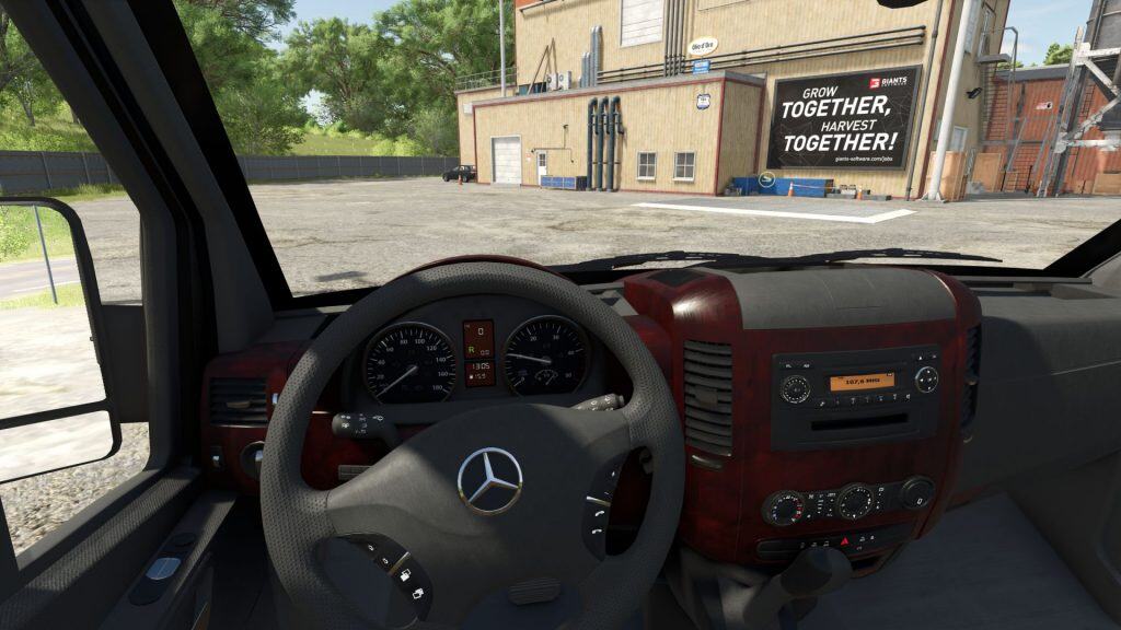 FS25 Mercedes-Benz Sprinter v1 (1) - Farming simulator 19 / 17 / 15 Mod