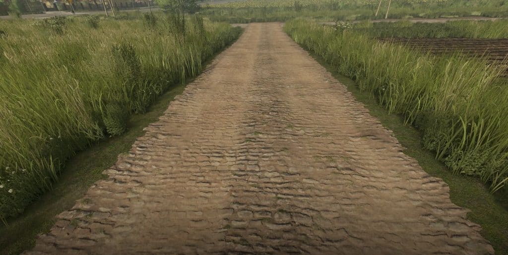 FS25 Mud and cobblestone Roads V1.0 - FS 25 Objects Mod Download