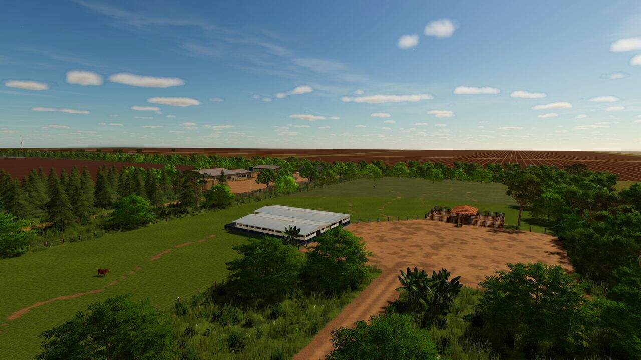 FS25 Chapadão Farm v1.0 - FS 25 Maps Mod Download