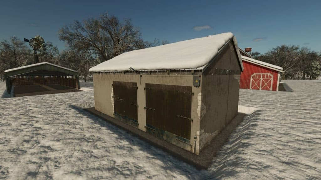 FS25 Renovated Barn v1.0 - FS 25 Buildings Mod Download
