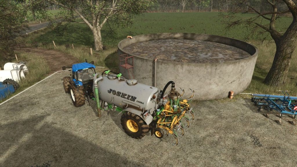 FS25 Concrete Liquid Manure Tank v1.0 - FS 25 Objects Mod Download