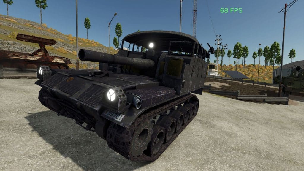 FS25 155mm Self-propelled Howitzer M44 v1.0 - FS 25 Vehicles Mod Download