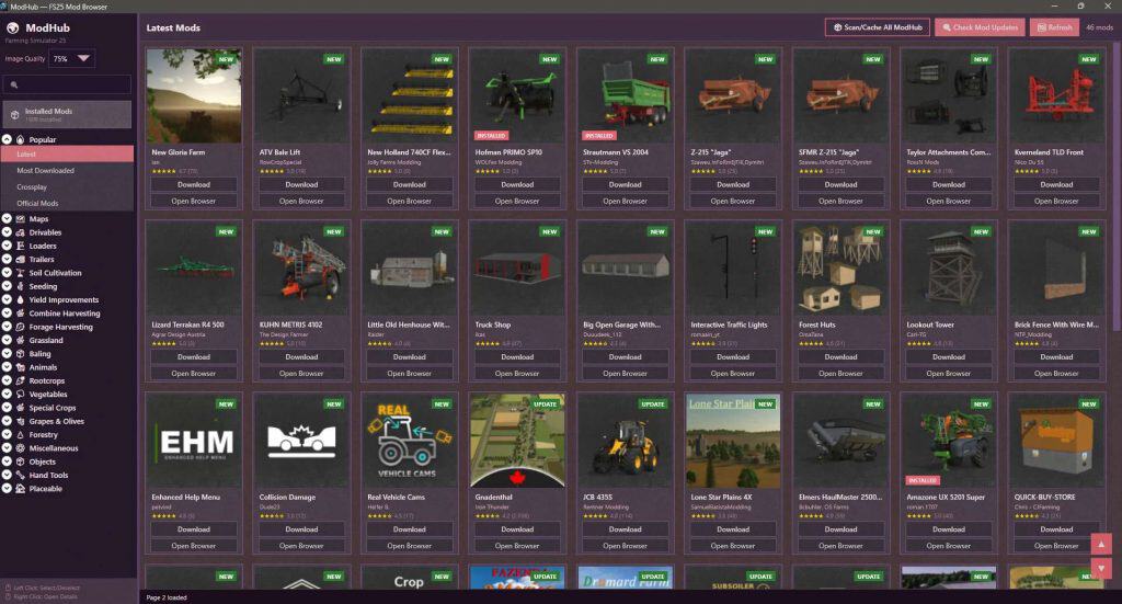 FS25 BUG ModManager Pre-Final v3.3.5 - FS 25 Other Mod Download