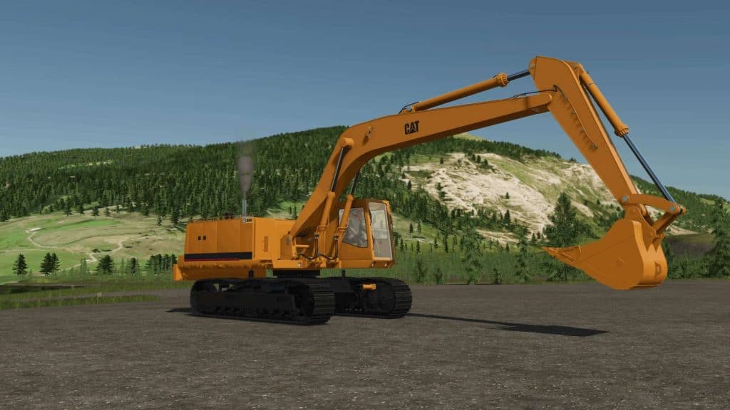 FS25 CAT 245 Excavator v1.0 - FS 25 Forklifts / Excavators Mod Download