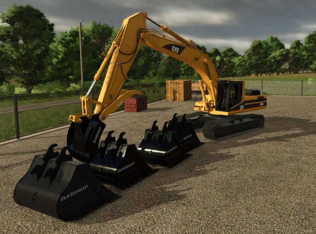 FS25 Cat 330BL Excavator v1.0 - FS 25 Forklifts / Excavators Mod Download