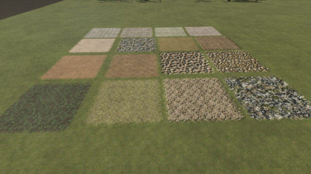 FS25 Empty Template Maps Multifruit Pack v1.2 - FS 25 Prefab Mod Download