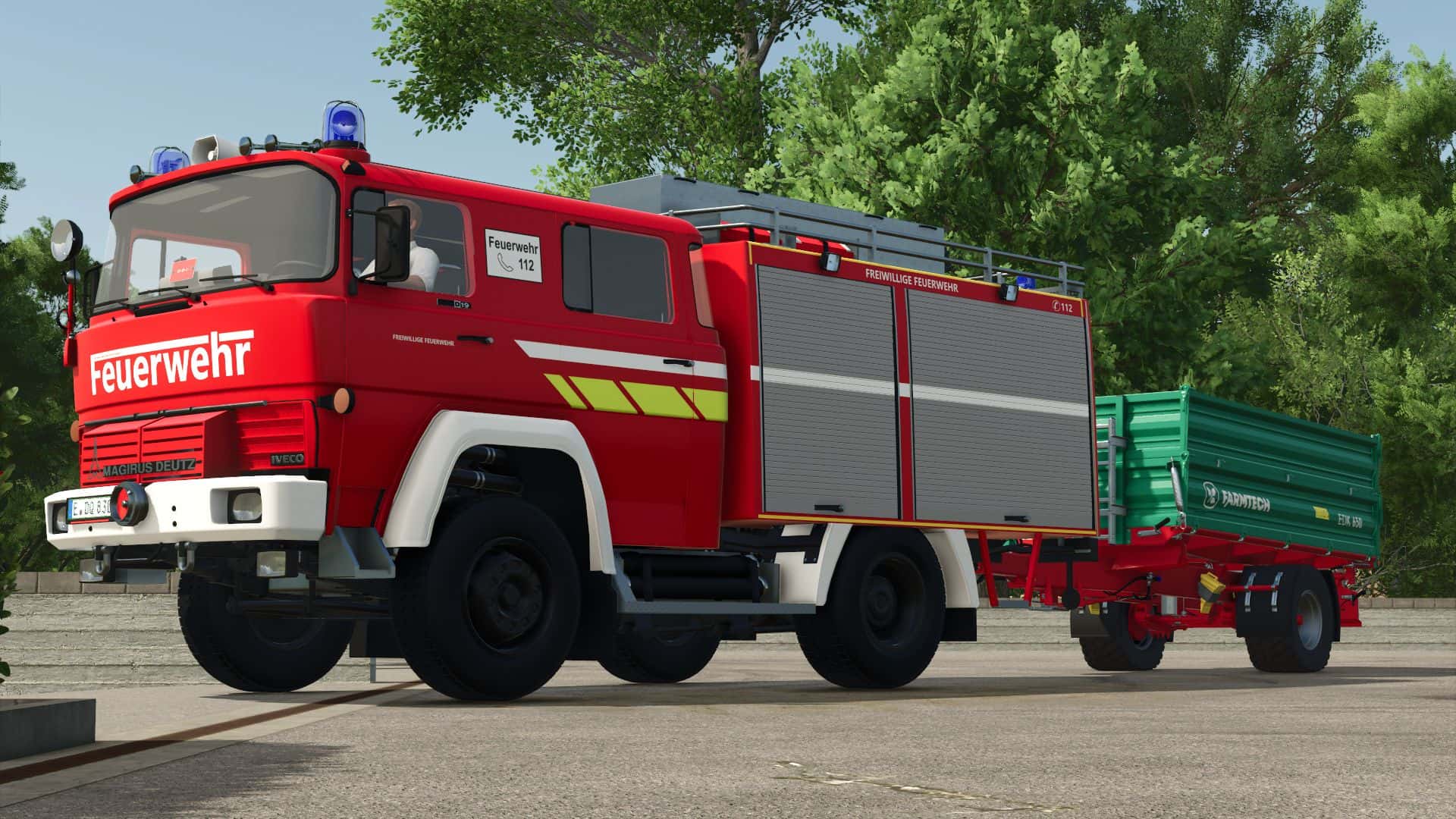 FS25 Magirus-Deutz LF8 v1.0.0.3 - FS 25 Vehicles Mod Download