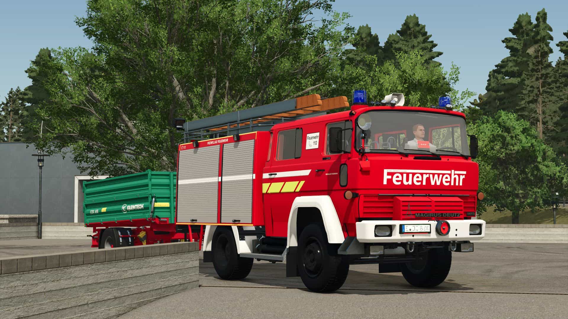 FS25 Magirus-Deutz LF8 v1.0.0.3 - FS 25 Vehicles Mod Download