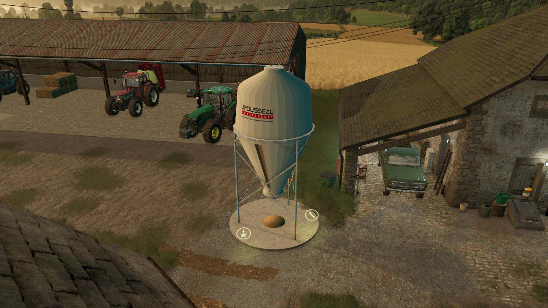 FS25 ROUSSEAU feed silo v1.0 - FS 25 Objects Mod Download