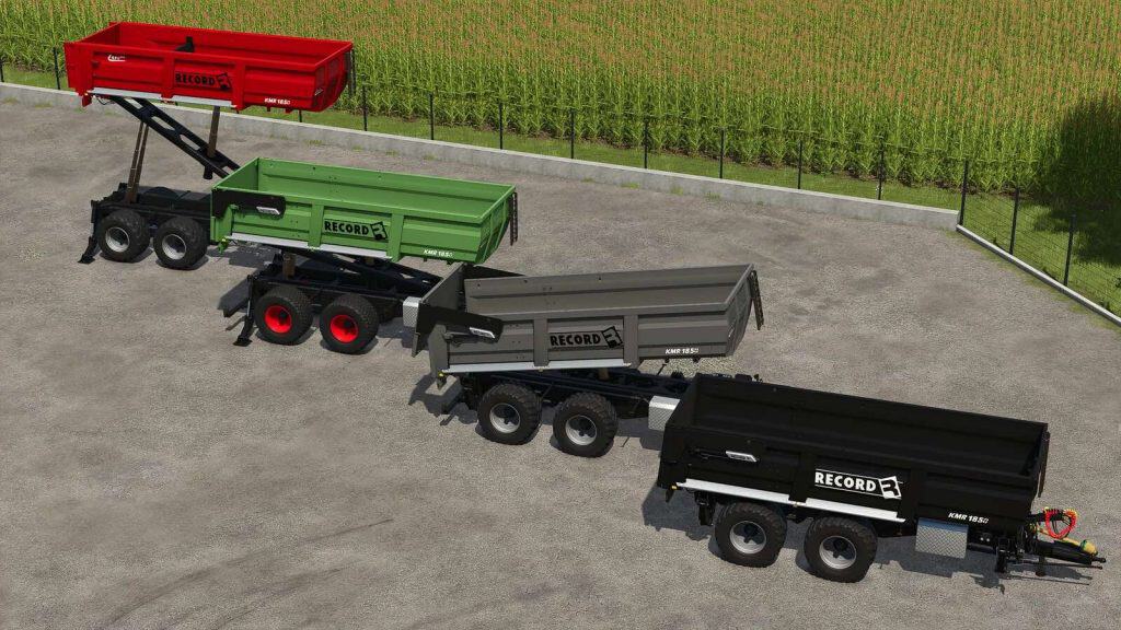 FS25 Record KMR 1850 EVO++ Lift Version v1.0 - FS 25 Trailers Mod Download