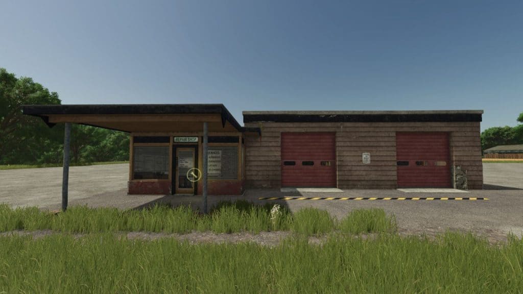 FS25 Repair Workshop v1.0 - FS 25 Buildings Mod Download