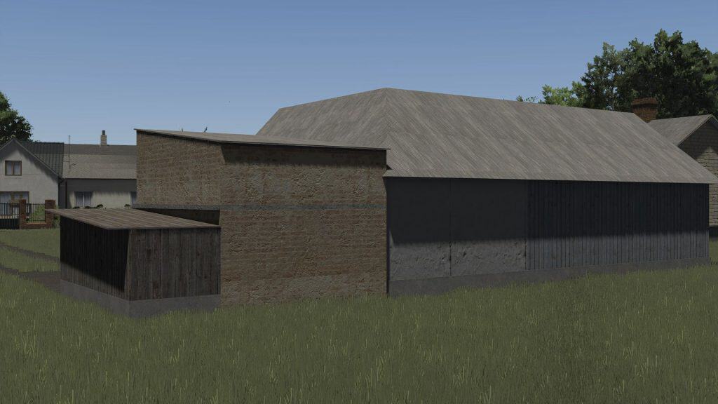 FS25 Small Shed with Garage v1.0 - FS 25 Buildings Mod Download