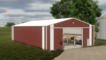 FS25 50×81 Morton Shop v1.0 - FS 25 Buildings Mod Download