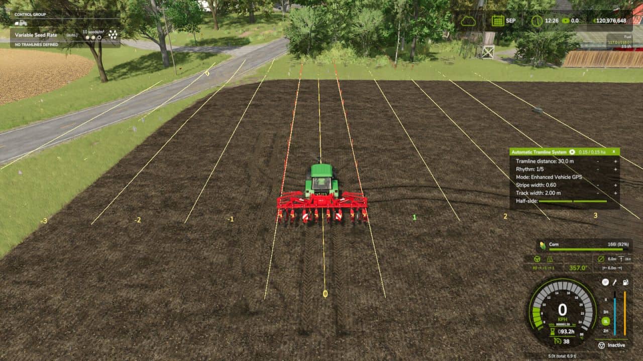 FS25 Automatic Tramline System v1.5 - FS 25 Other Mod Download