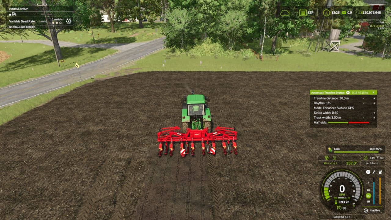 FS25 Automatic Tramline System v1.5 - FS 25 Other Mod Download
