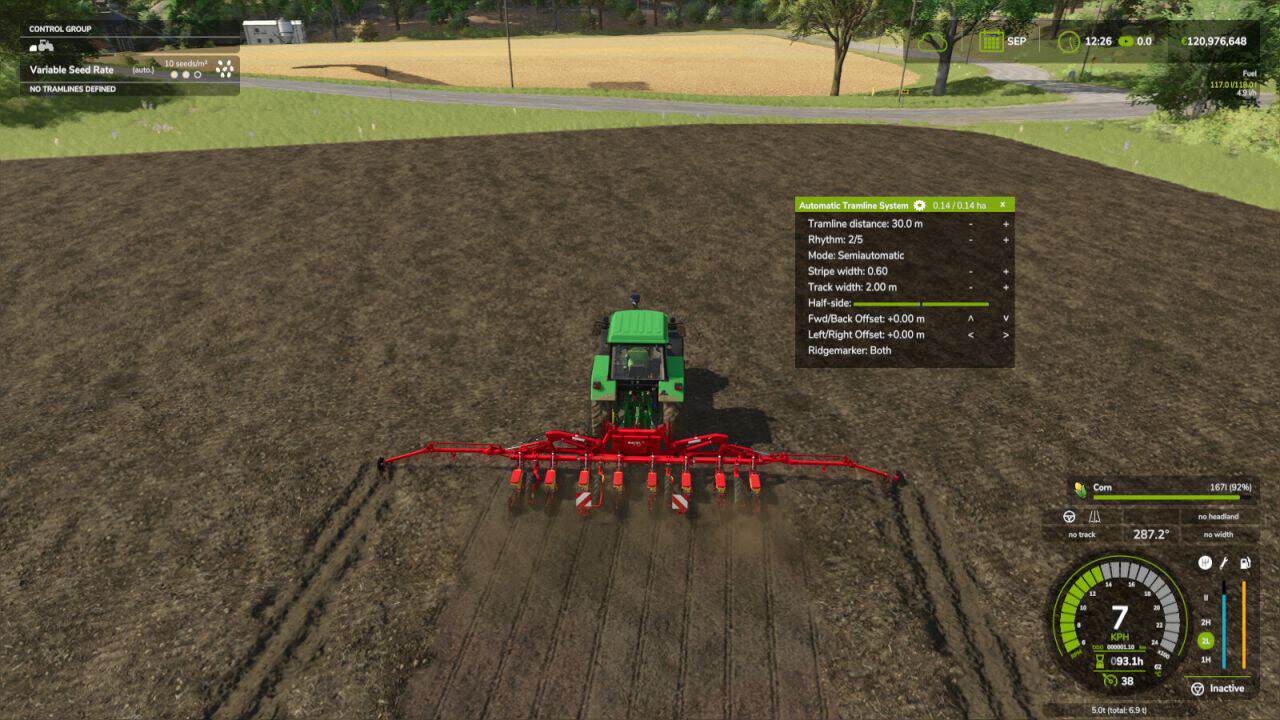 FS25 Automatic Tramline System v1.5 - FS 25 Other Mod Download