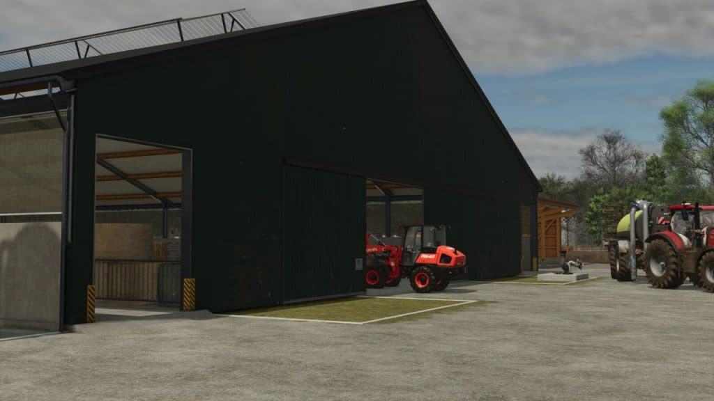 FS25 Big Cow Barn GEA v1.0.0.1 - FS 25 Buildings Mod Download