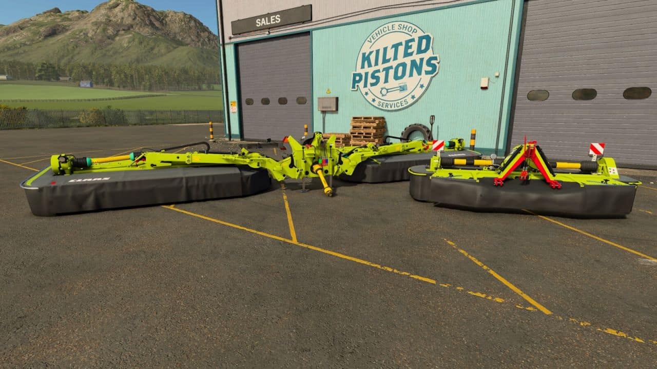FS25 CLAAS Disco 1100C + 3600FC Night Edition v1.0 - FS 25 Implements ...