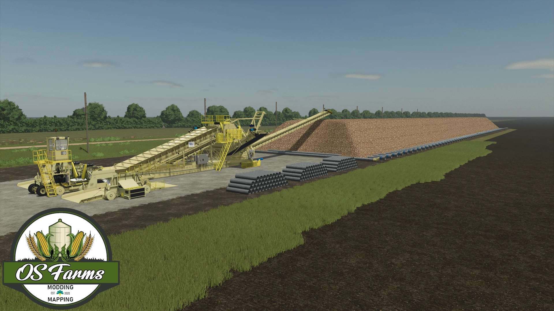 FS25 Forest River North Dakota 4X v1.0 - FS 25 Maps Mod Download