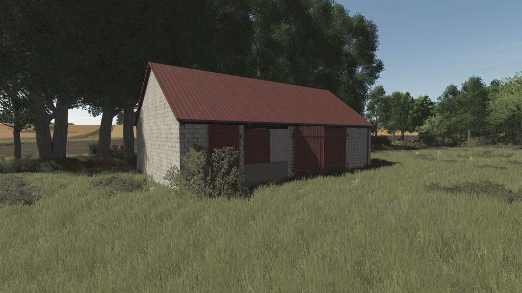 FS25 Hall For Small Machinery v1.0 - FS 25 Buildings Mod Download