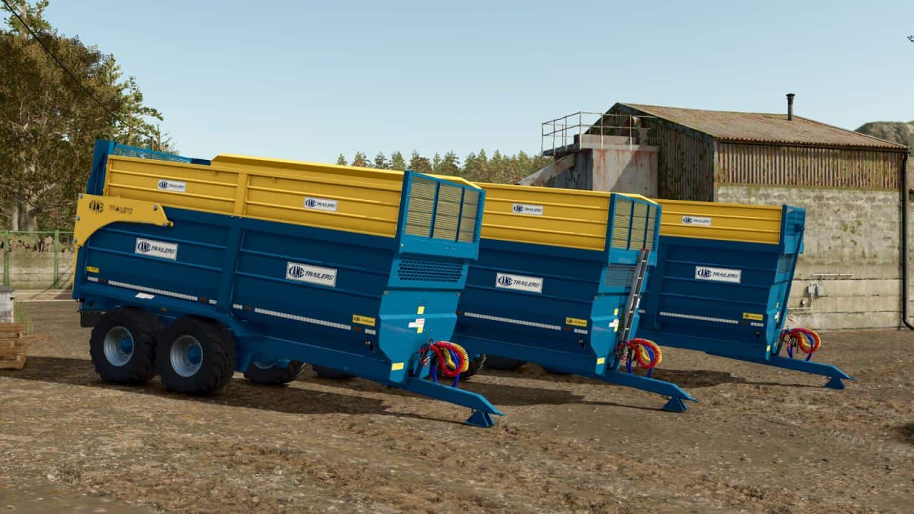 FS25 Kane Halfpipe Pack v1.1.1.0 - FS 25 Trailers Mod Download