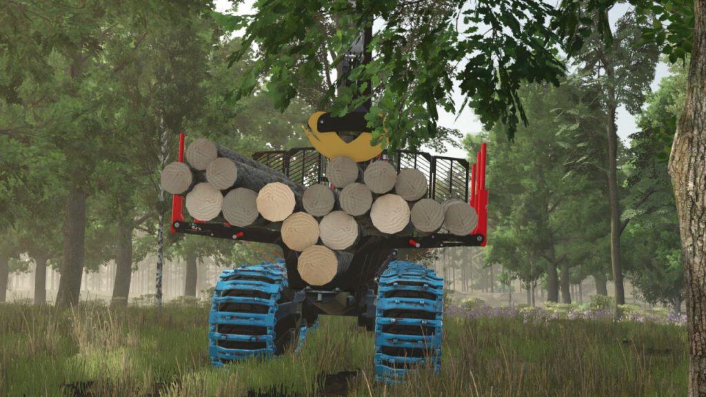 FS25 Komatsu 895 Loadflex v1.2.0.2 - FS 25 Forestry Mod Download