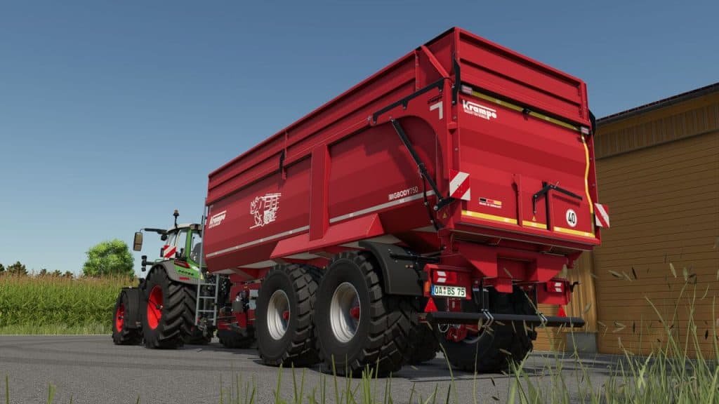 FS25 Krampe BigBody 750 2024 v1.0.0.1 - FS 25 Trailers Mod Download