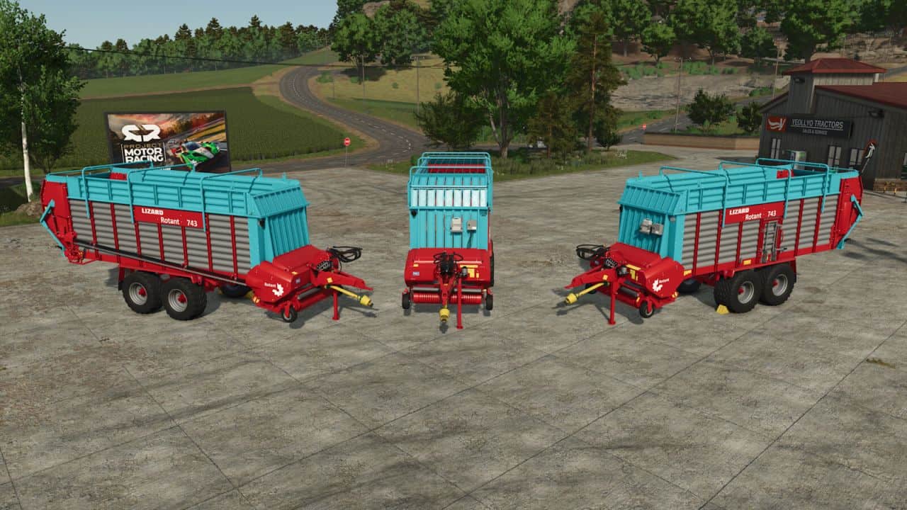 FS25 Lizard Rotant 743 v1.0.0.1 - FS 25 Trailers Mod Download