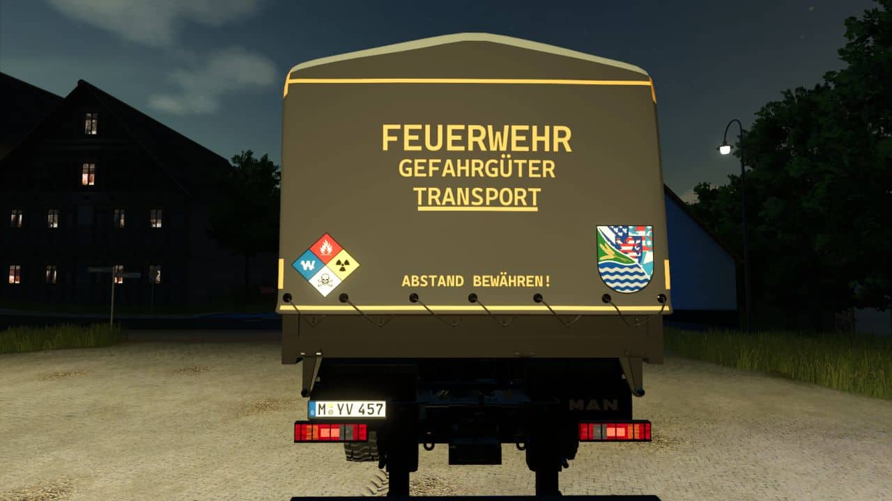 FS25 MAN TGA V2 dangerous goods transport BETA v1.0 - FS 25 Other Mod ...