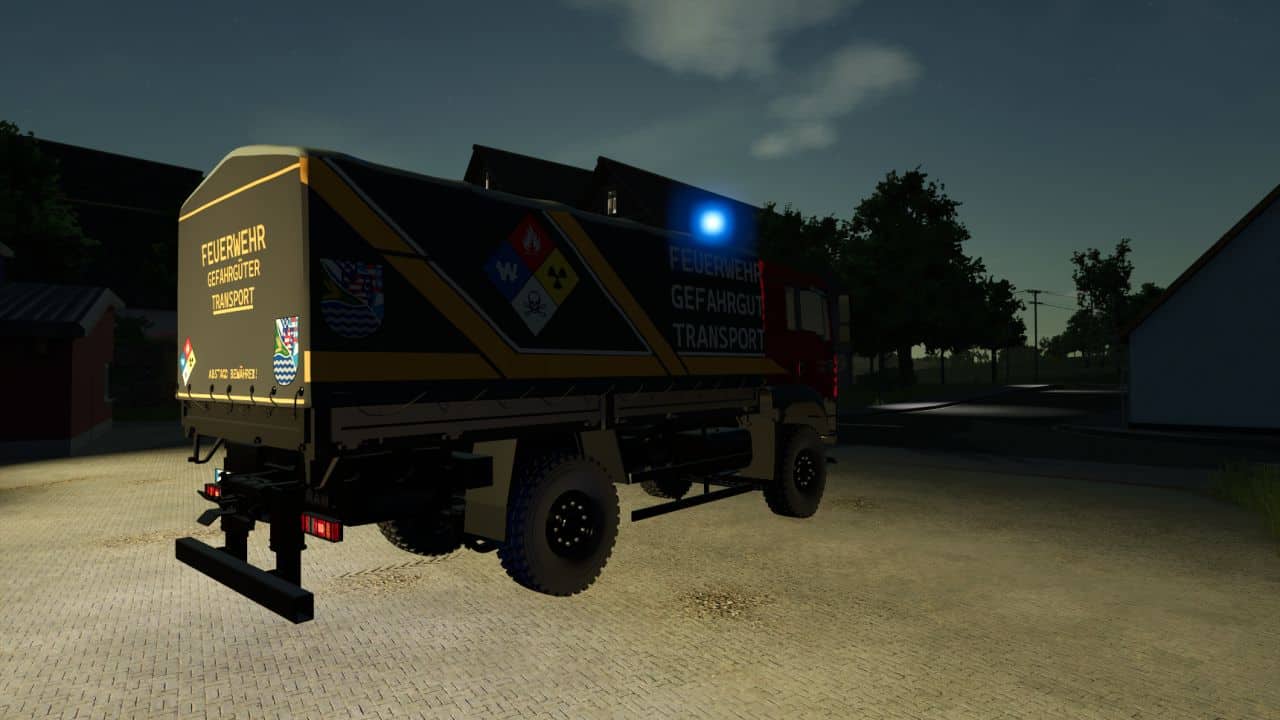 FS25 MAN TGA V2 dangerous goods transport BETA v1.0 - FS 25 Other Mod ...