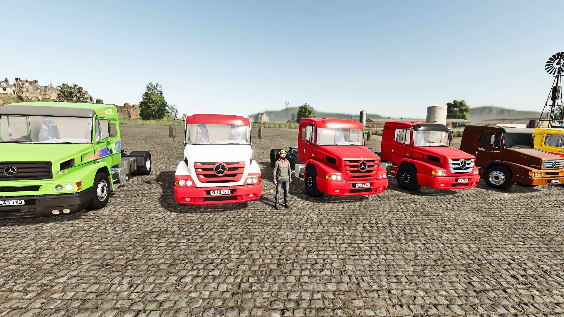 FS25 Mercedes Benz ATRON v2.2.2.3 - FS 25 Trucks Mod Download