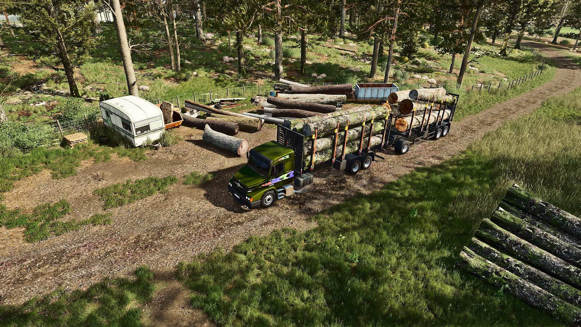 FS25 Mercedes Benz ATRON v2.2.2.3 - FS 25 Trucks Mod Download