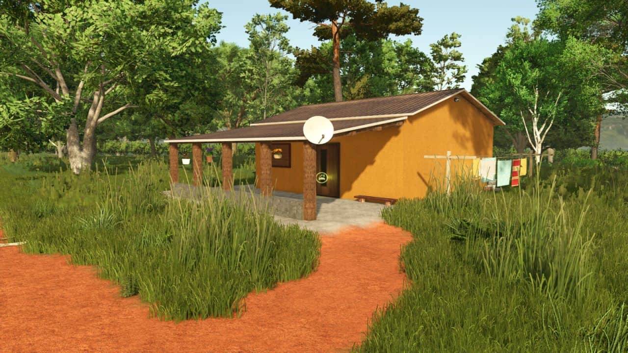 FS25 Nova Glória Farmhouses v1.0 - FS 25 Buildings Mod Download